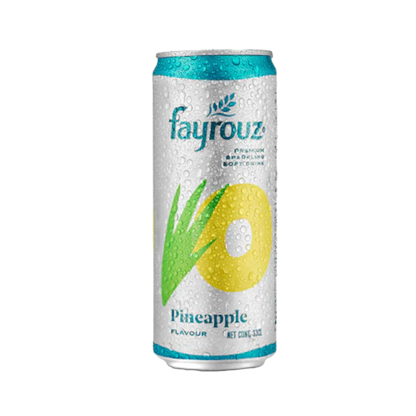 Fayrouz Pineapple Can 33cl 24 cans – Pure African Caribbean Foods